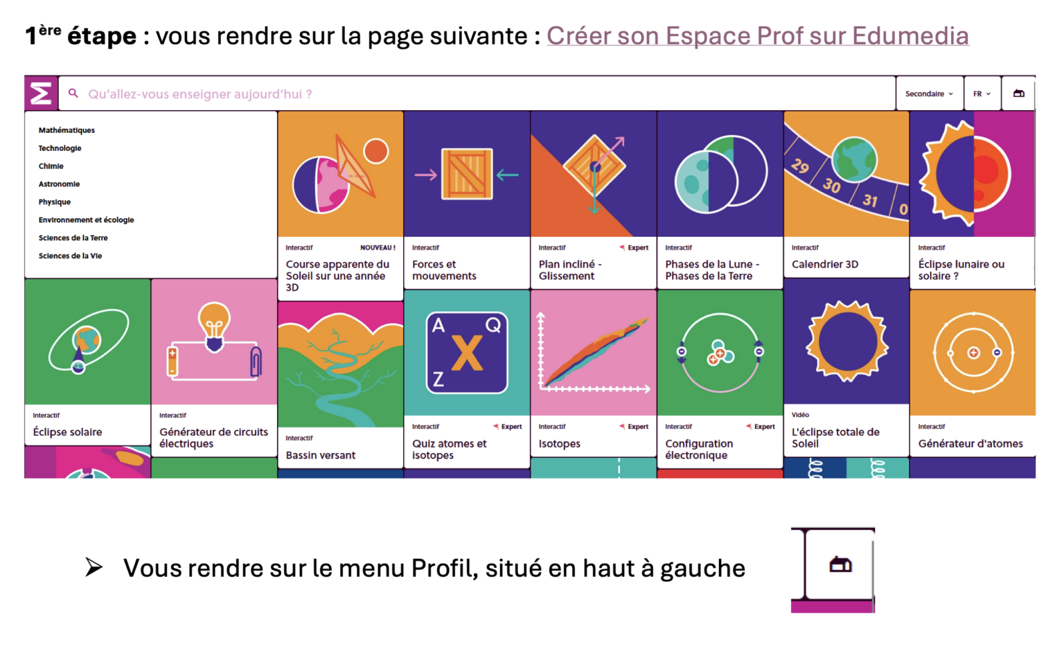 EduMedia – Bibliothèque du site de Marcelin
